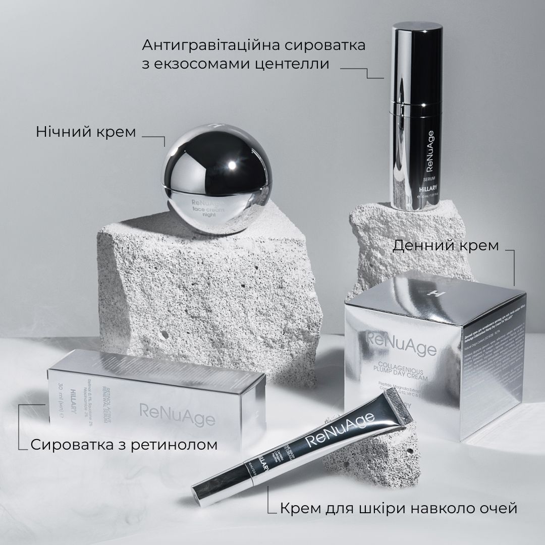 Comprehensive Anti-Aging System ReNuAge - Hillary Cosmetics